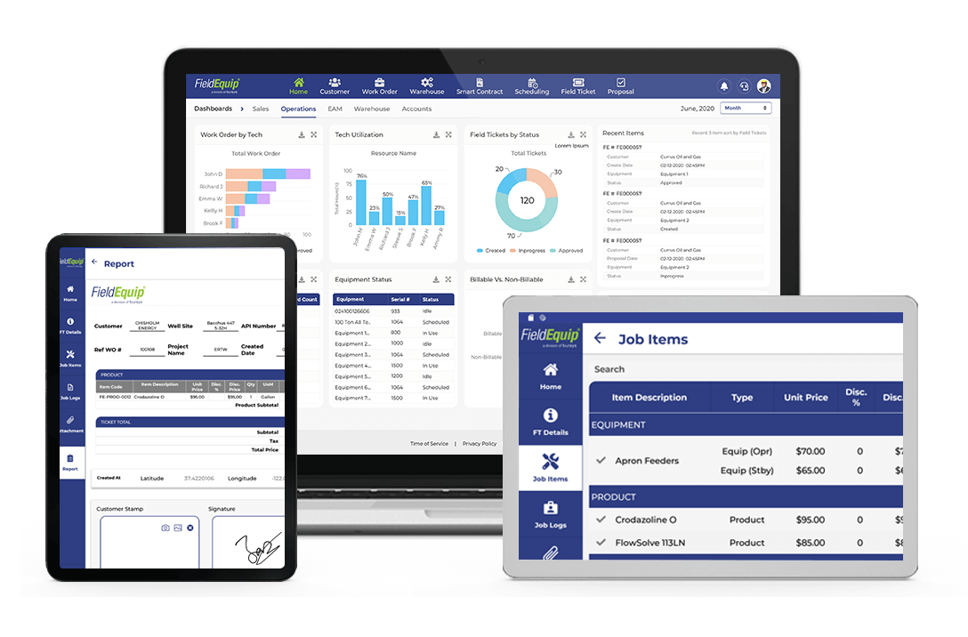 Oil and Gas Field Ticketing Software - Oilfield Services Software