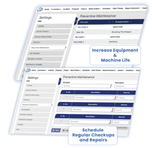 Equipment Service Tracking Software for Maintenance Conditions