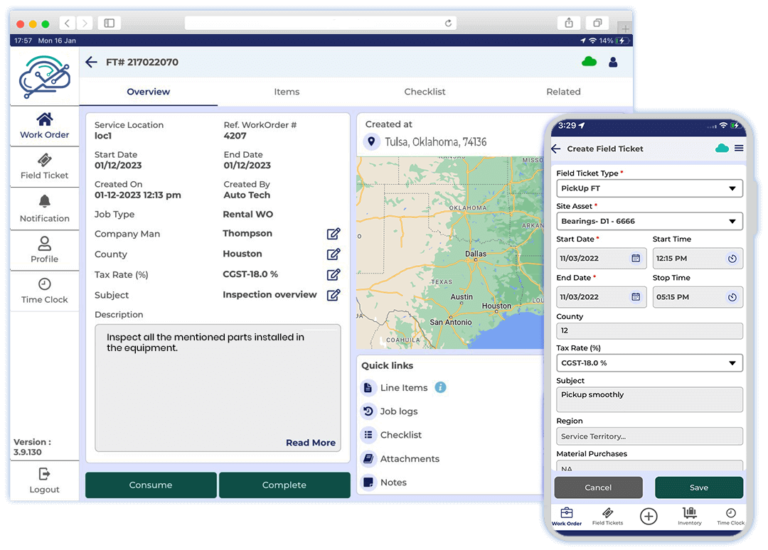 Field Ticketing Management Software Solution | FSM Software