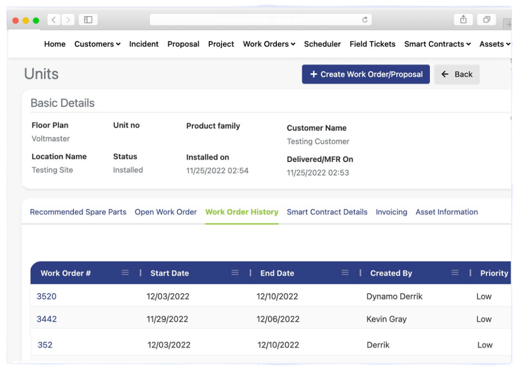 Field Service Asset Management Software