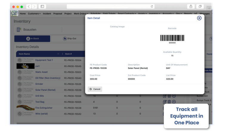 Equipment Rental Management Software - Rental & Services