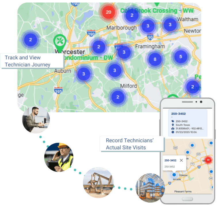 Improve Operational Efficiency with Technician Tracking using GPS
