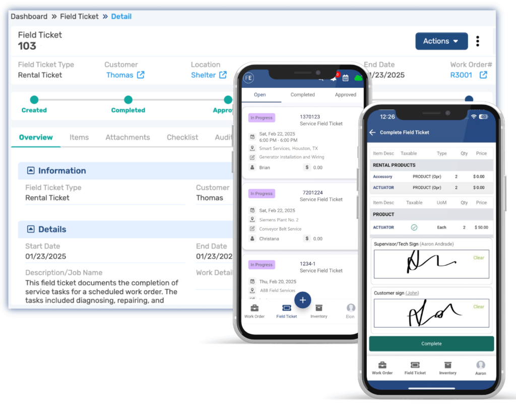 Field Service Ticketing System | Field Ticketing Management Software