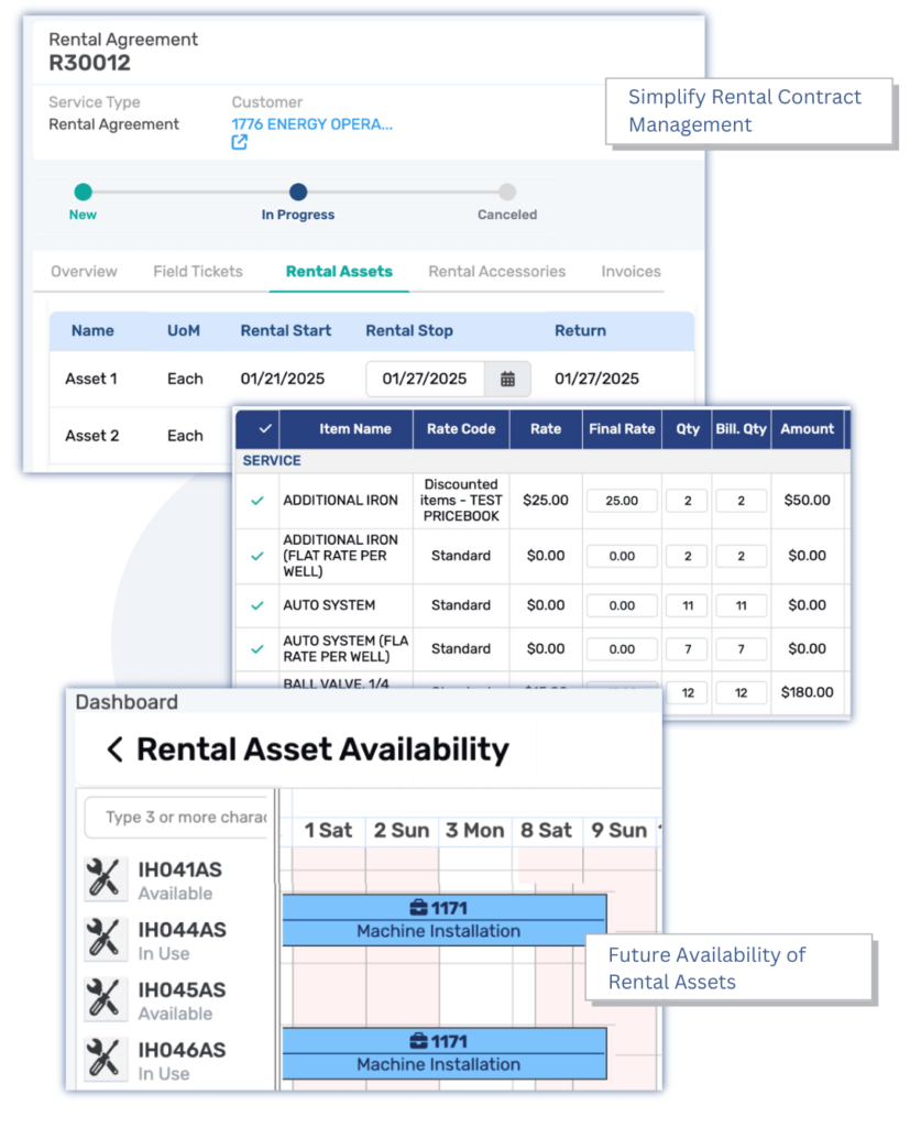 Equipment Rental Management Software - Rental & Services