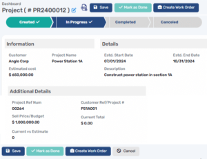 Project Based Field Service Management Software