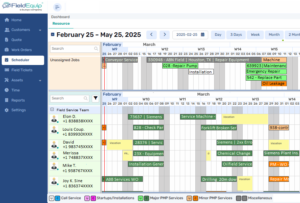 Field Force Scheduling Software Dispatch Service Technicians